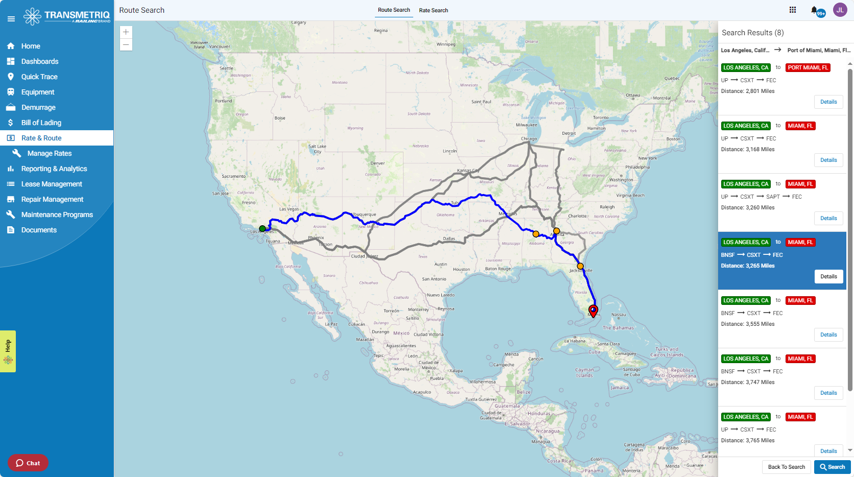 Introducing TransmetriQ’s Rate & Route Tool: Simplifying Rail Route ...